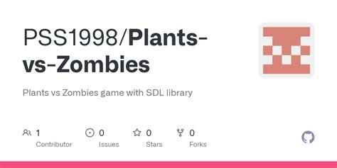 Github Pss Plants Vs Zombies Plants Vs Zombies Game With Sdl Library