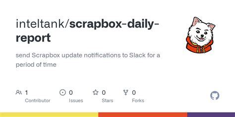 Github Inteltankscrapbox Daily Report Send Scrapbox Update