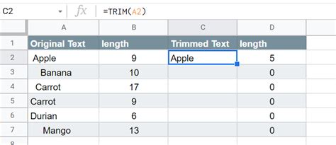 How To Remove Trailing And Leading Spaces In Google Sheets Sheetaki