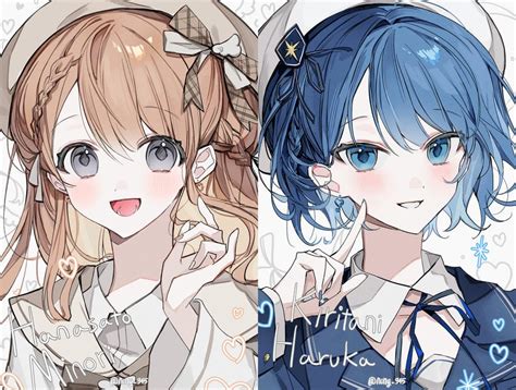 Hanasato Minori And Kiritani Haruka Project Sekai Drawn By Nong345