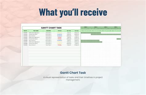 Gantt Chart Task Template In Excel Google Sheets Download Template Net