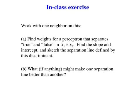 Ppt Linear Classification With Perceptrons Framework Powerpoint