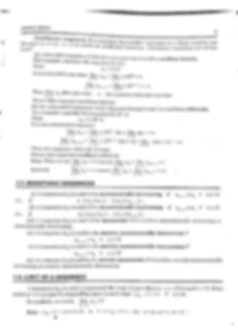 Infinite Series Mathematics Lecture Notes Mathematics Docsity