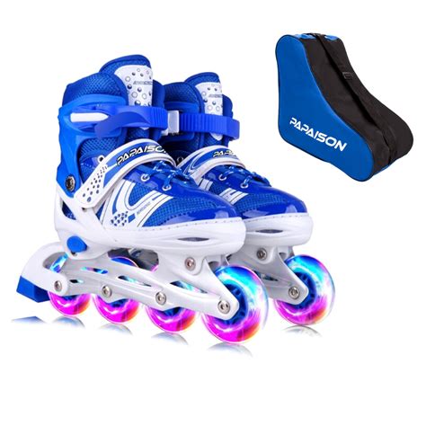 Rollers Aluminio Reforzados Extensibles Niños Azul Medium