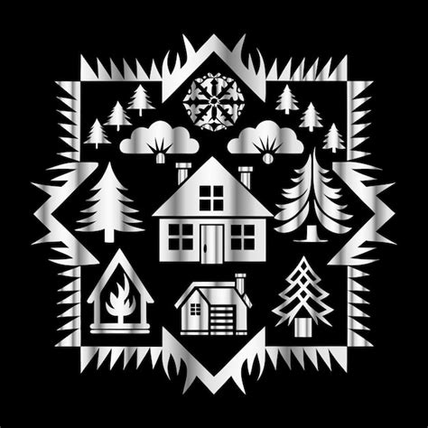 vector set of decorative elements in the form of square tiles rhombus squares triangles patchwo