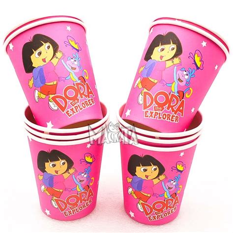 Парти чаши Дора Изследователката 10бр Zabava Bg