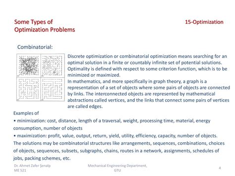 Me 521 Computer Aided Design 15 Optimization Ppt Download