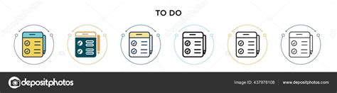 icon filled thin line outline stroke style vector illustration two