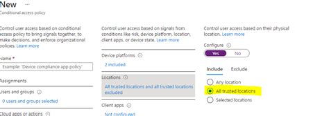 Conditional Access Require Trusted Device Or Trusted Location And Mfa Microsoft Qanda