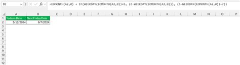 Get Next Friday Date In Excel Step By Step Guide MyExcelOnline