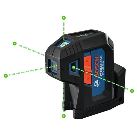 Bosch 125 Ft Green Self Leveling With Plumb Points Laser Level