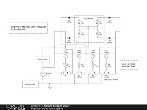 Arduino Stepper Driver CircuitLab