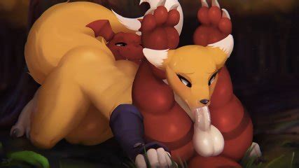 Renamon X Guilmon