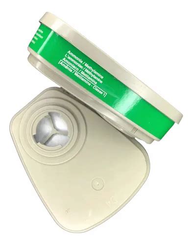2 Par Filtros 6004 3m Amoniaco Metilaminas Mascarillas Gas Meses Sin