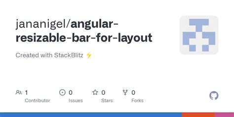 GitHub Jananigel Angular Resizable Bar For Layout Created With StackBlitz