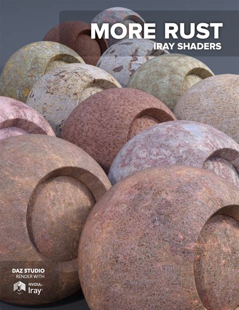 More Rust Iray Shaders 2025 Free Daz 3d Models