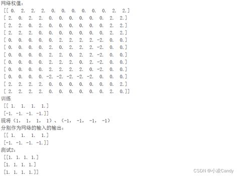 神经网络——python实现hopfield神经网络算法（理论 例子 程序） python神经算法 csdn博客