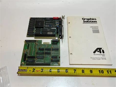 ATI GRAPHICS SOLUTIONS Video Adapter Expansion Card IBM Vintage Computer PicClick UK