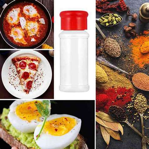 Badu Bg 40 бр компл 100 мл шейкъри за подправки сол и черен пипер червен буркан с подправки