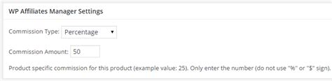 Product Specific Affiliate Commission For Woocommerce Products Wordpress Affiliate Manager