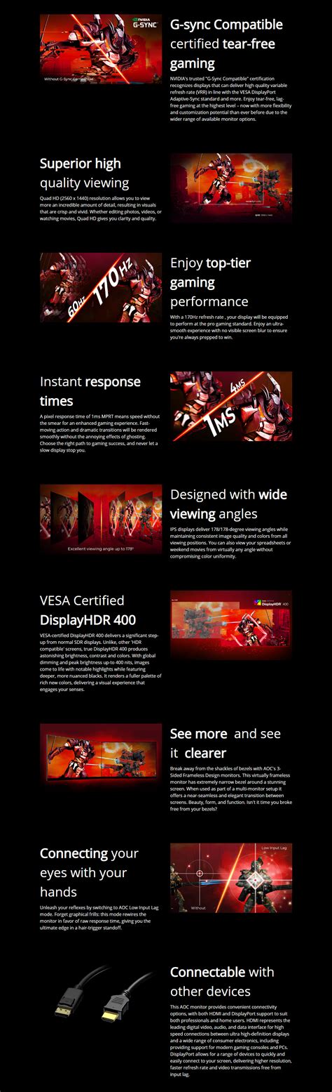 AOC AGON 27 170Hz QHD 1ms HDR IPS LCD Premium Gaming AG275QXR Monitor Pink Edition PCC COMPUTERS