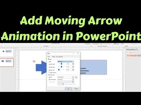 How To Add Arrow Animation In PowerPoint Moving Arrow Animation In PPT Arrow Animation In