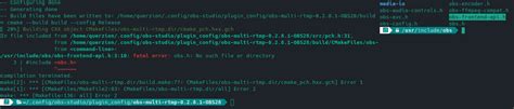 SOLVED Unable To Compile Obs Multi Rtmp LINUX Issue Sorayuki Obs Multi Rtmp