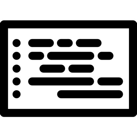 Coding Basic Rounded Lineal Icon Coding Basic Rounded Lineal Icon