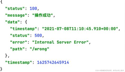 Springboot统一返回格式springboot 接口返回状态 怎么设置 Csdn博客