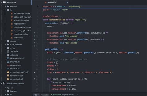 GitHub Hirorinao Atom Editing Diff Marks Lines In The Editor Gutter That Have Been Added