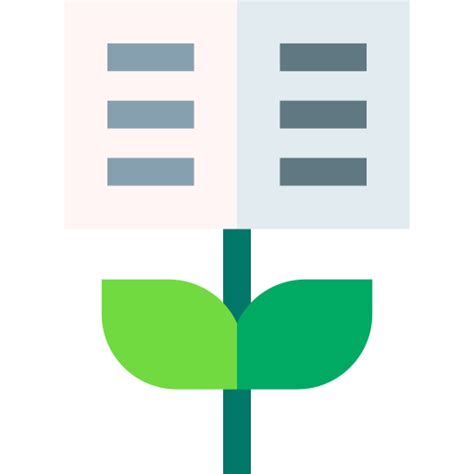 Growth Basic Straight Flat Icon