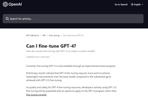 access to gpt 4 finetuning api openai developer community