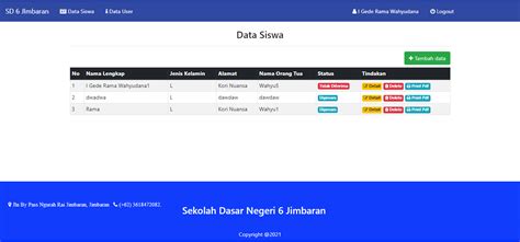 GitHub Ramawahyu Sistem Informasi Pendaftaran Siswa Baru