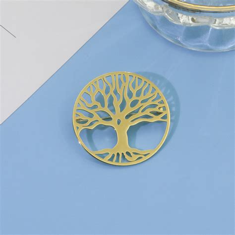 Badu Bg Нови прости брошки от дърво от неръждаема стомана за мъже и жени Жилетка игли за яка за