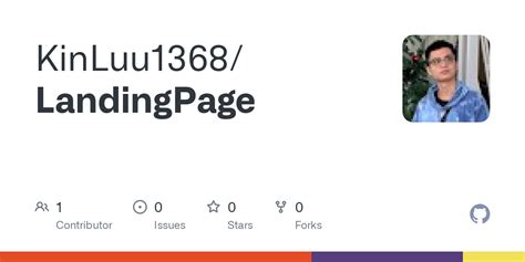 Github Kinluu1368landingpage