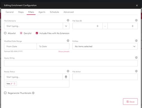 Filters Aiimi Insight Engine Primo