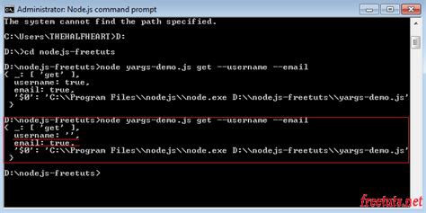 Module Yargs Options Trong Nodejs Freetuts