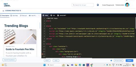 Yedukondalu Seelam On Linkedin Nextwave Ccbp Day I Frontenddevelopment