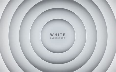 Premium Vector Abstract 3d Circle Papercut Layer White Background