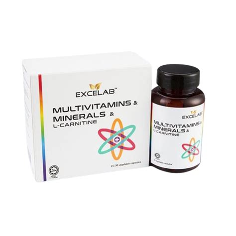 Excelab Multivitamins And Minerals 30s 2x30s Shopee Malaysia