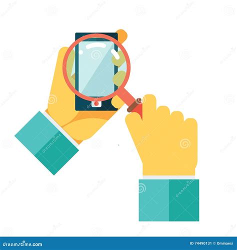 Hands With Mobile Phone Unlocked With Fingerprint Button And Password Notification Vector