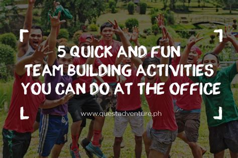 Team Building Activity Quick