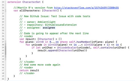 GitHub Ambientlight GithubIssuesExtension Xcode Editor Extension That Adds An Ability To Post