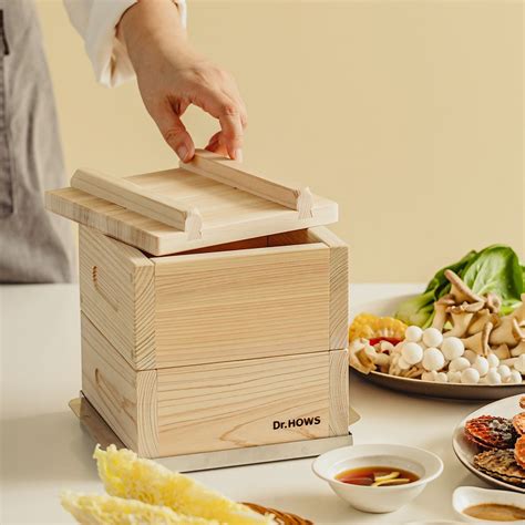 닥터하우스 자담 편백나무찜기 2단 18cm 감도 깊은 취향 셀렉트샵 29cm