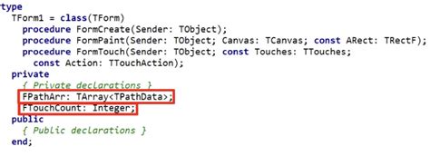 Implementing Multi Touch Using Embarcadero Delphi Fmx App