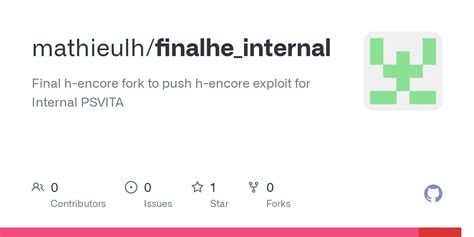 github mathieulh finalhe internal final h encore fork to push h