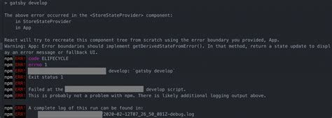 Gatsbyで構築 Gatsbyでビルドエラーが出た時の対処法 Ushiyadevlog