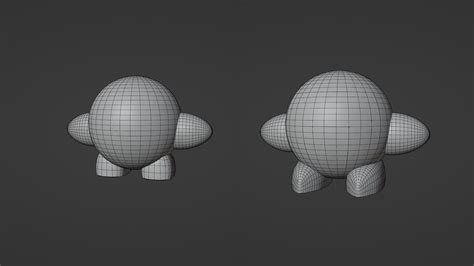 Kirby 3d Model By Dreamloft3d