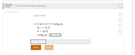 Solved 455714 2298628 Q×3zqy7 Jump To Level 1 Given U And V