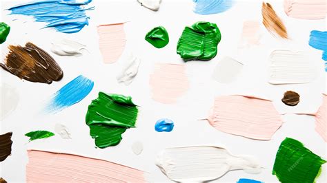 페인트 브러시 획의 예술적 질감 무료 사진